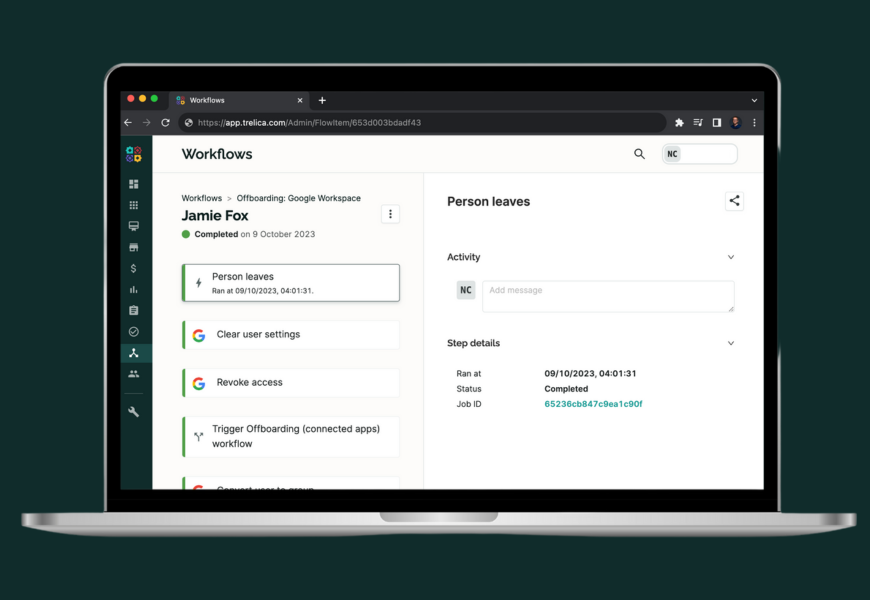 Automate Google Workspace Offboarding with Trelica | Trelica